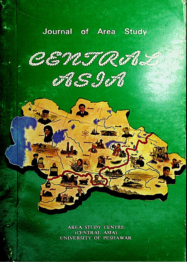 Journal of Area Study Central Aia | Library of Turkistani